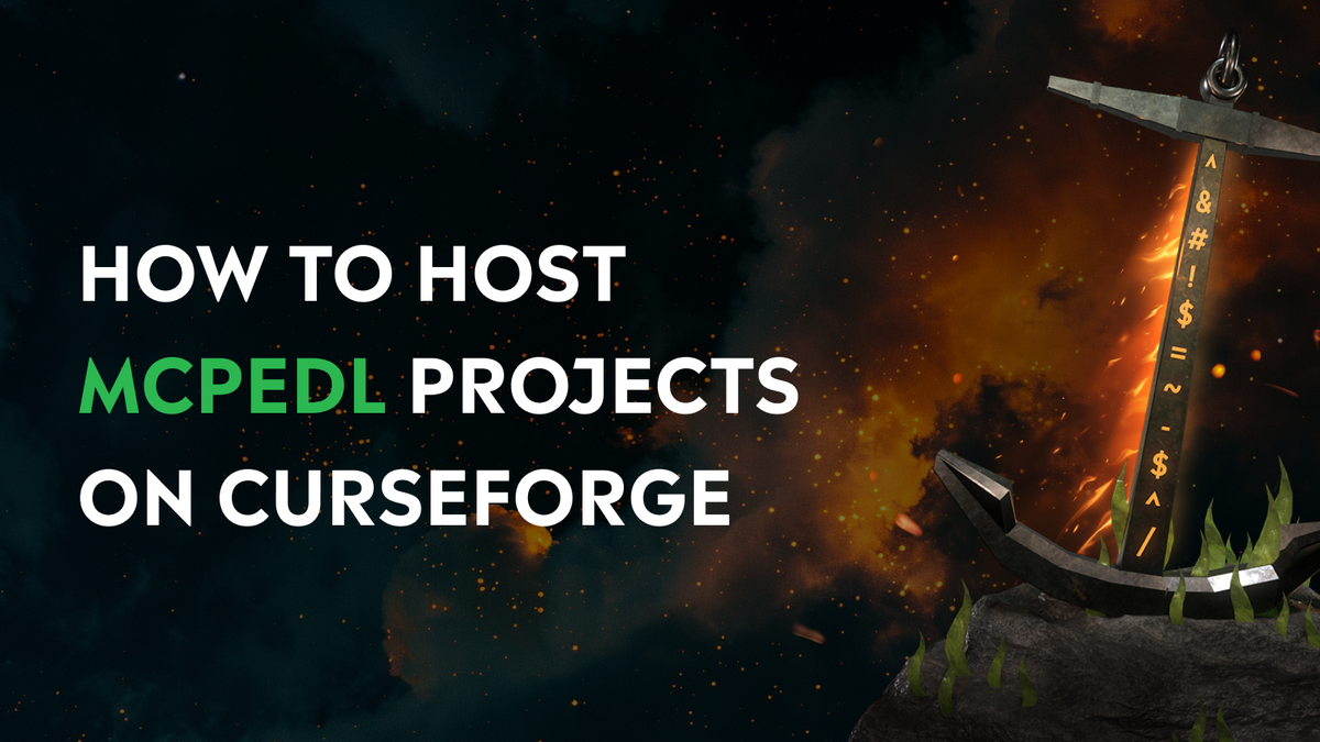 How to Host MCPEDL Projects on CurseForge
