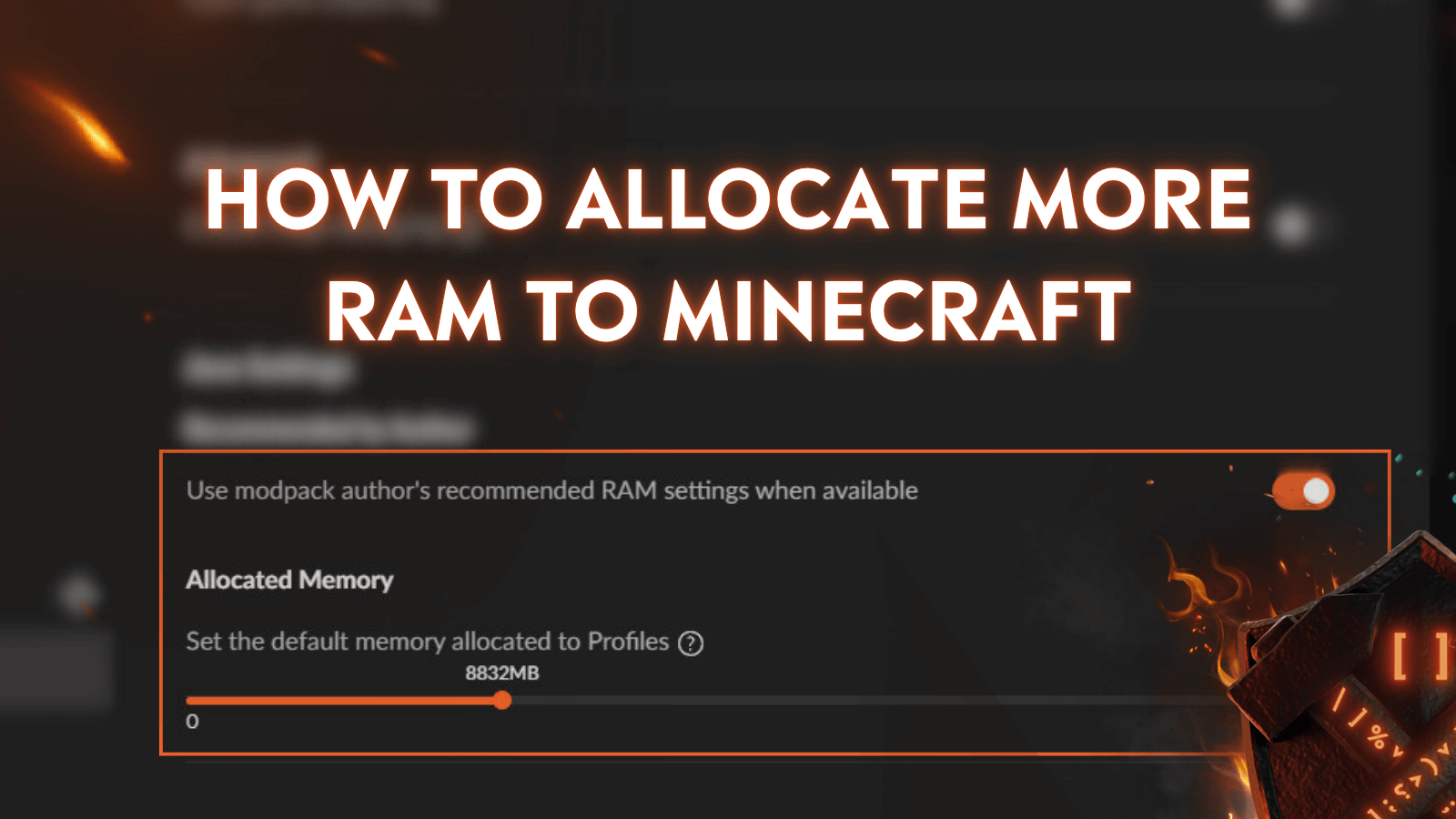 How to Allocate More RAM to Minecraft for Better FPS