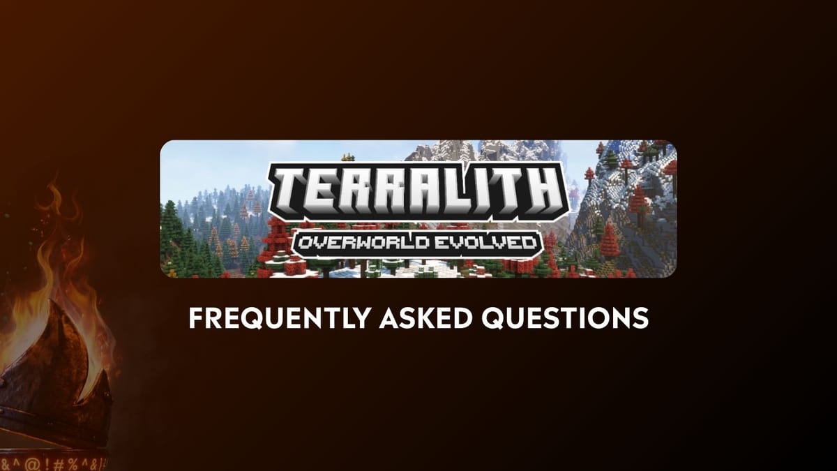 Terralith Mod - Frequently Asked Questions